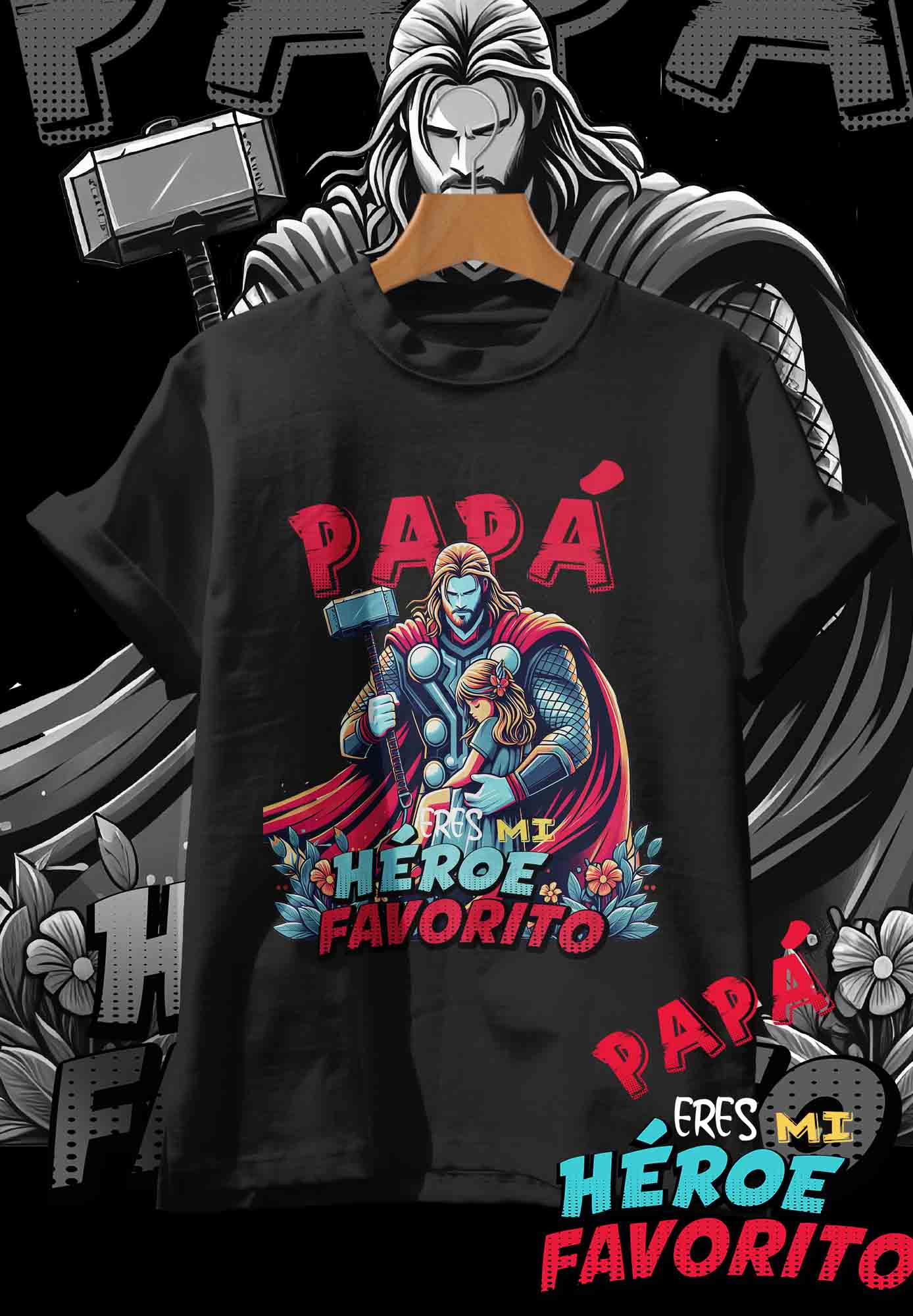 Papá eres mi héroe:Thor niña – Smug Playeras