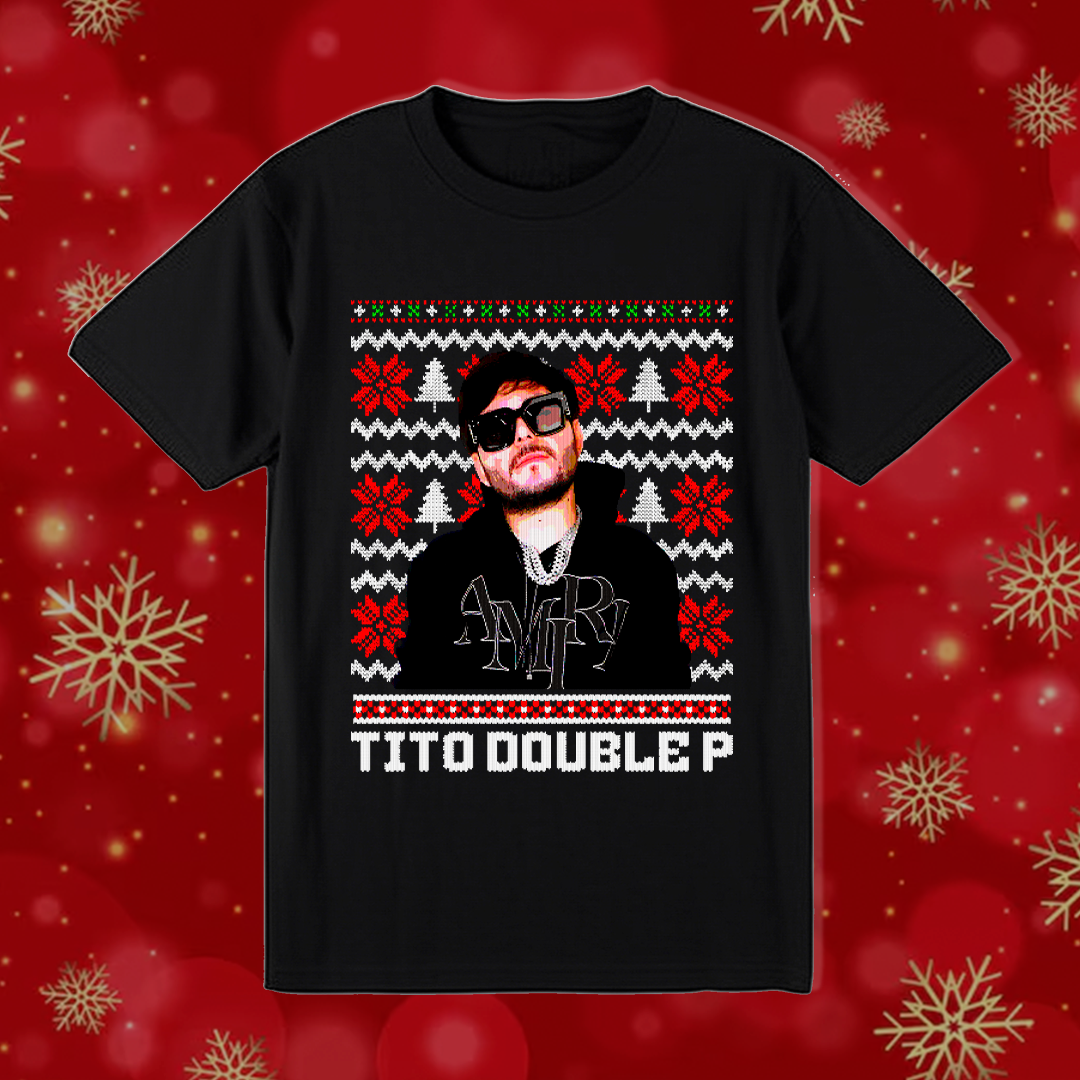 Tito doble P Norteñas Navidad Ugly Suéter – Smug Playeras
